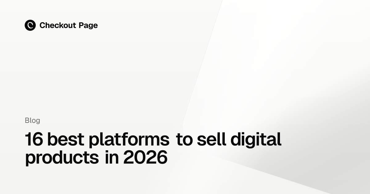 16 best platforms to sell digital products in 2026