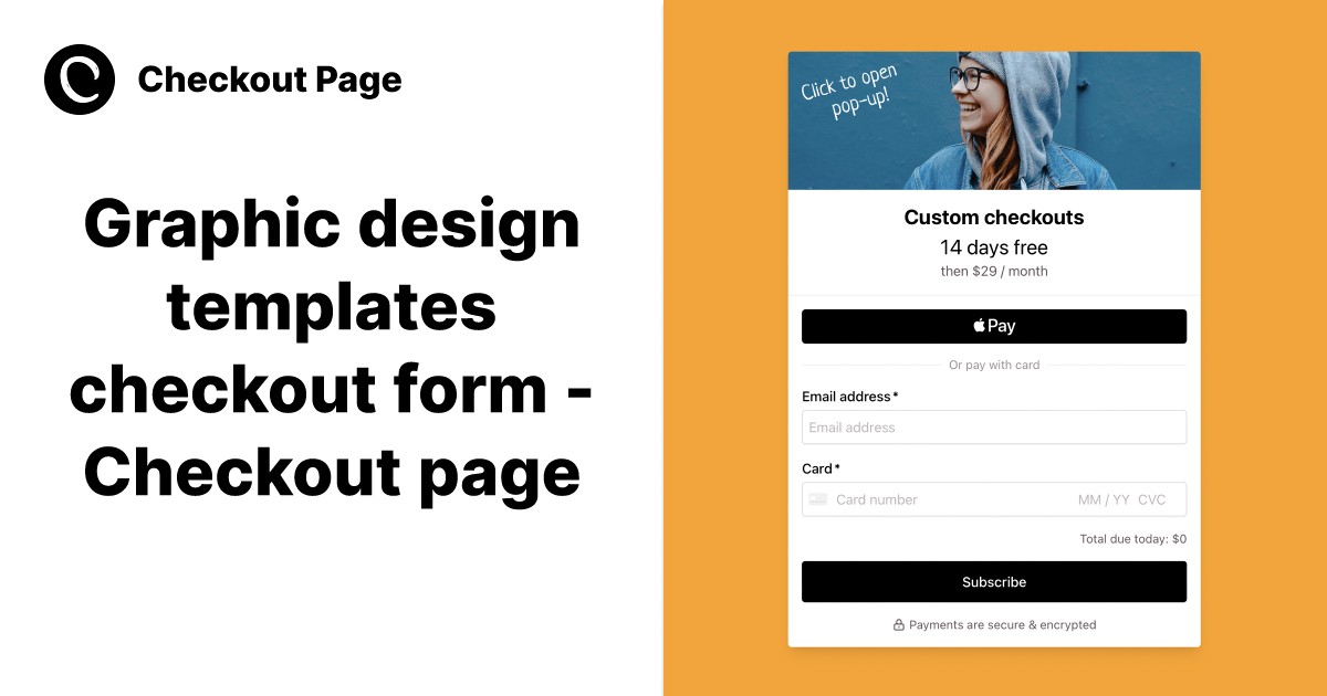 Graphic design templates checkout form - Checkout page templates ...